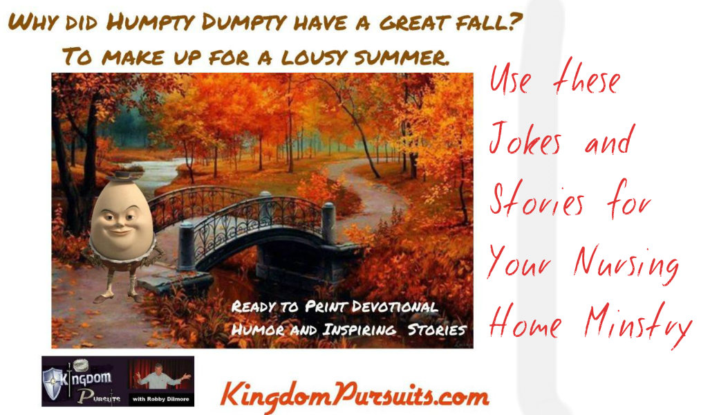 Devotional Humor and Inspiring Stories for Oct 12th 2017 – Kingdom Pursuits